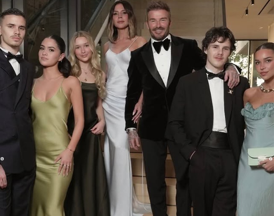 David Beckham mostra celebração antecipada de aniversário de 50 anos em ...