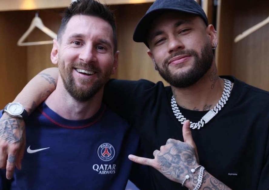 Neymar Jr. celebra aniversário de 37 anos de Messi: 'Feliz niver'