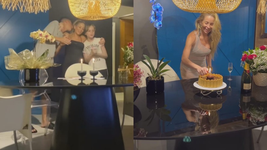 Danielle Winits comemora aniversário de 50 anos com festa simples ao ...