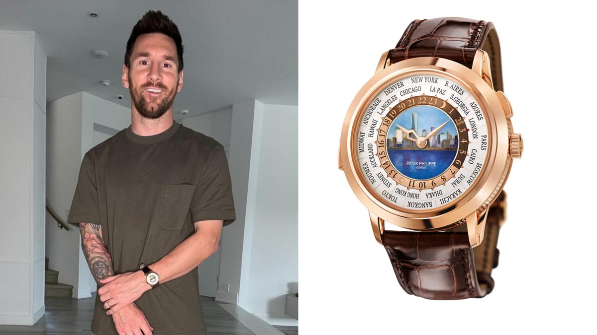 Em jogo da NBA, Messi usa relógio raro avaliado em mais de R$ 5 milhões