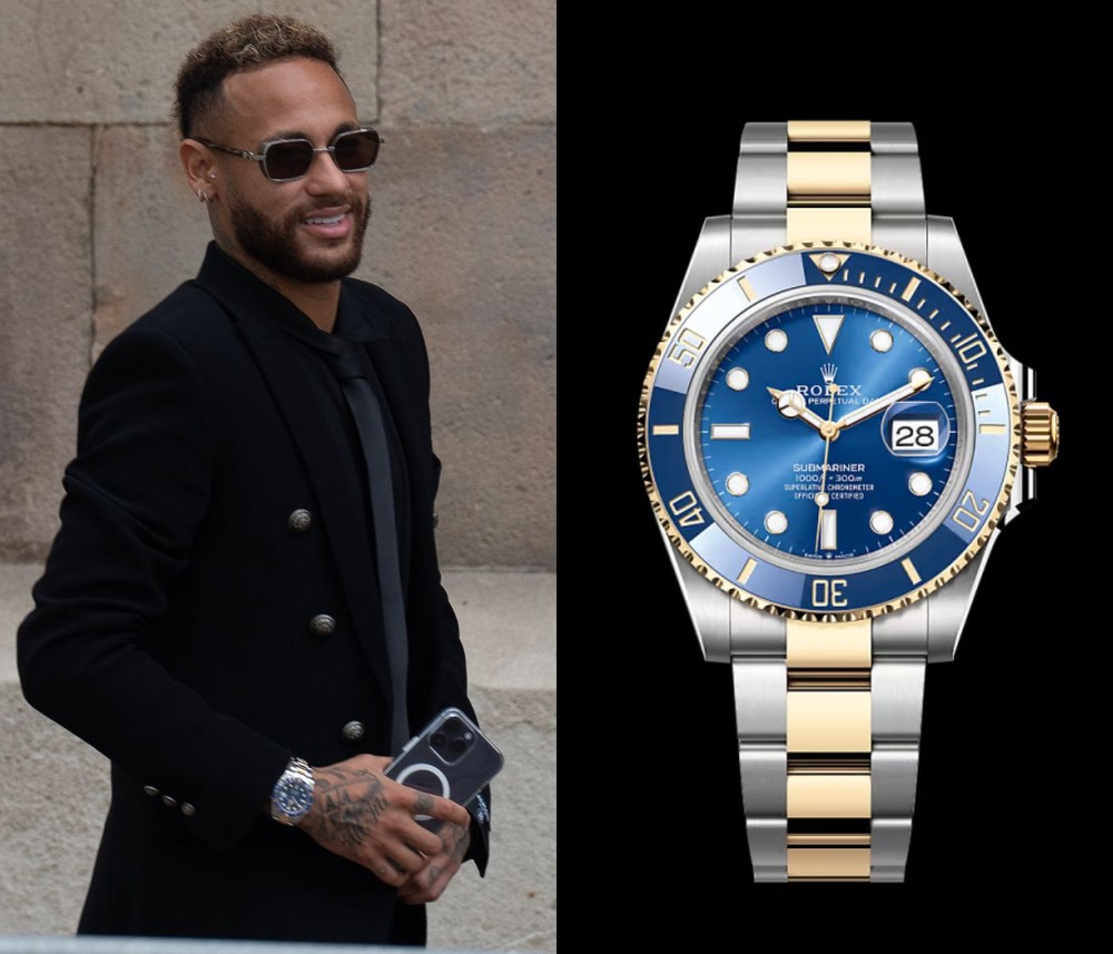 Conheça a coleção de relógios luxuosos de Neymar Jr
