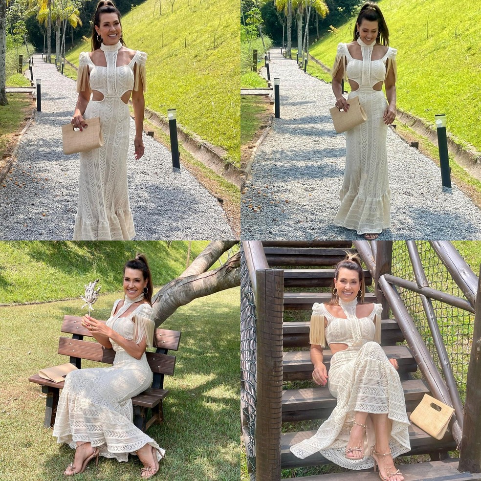 Solange Frazão esbanja beleza em look com recorte e é aclamada por ...