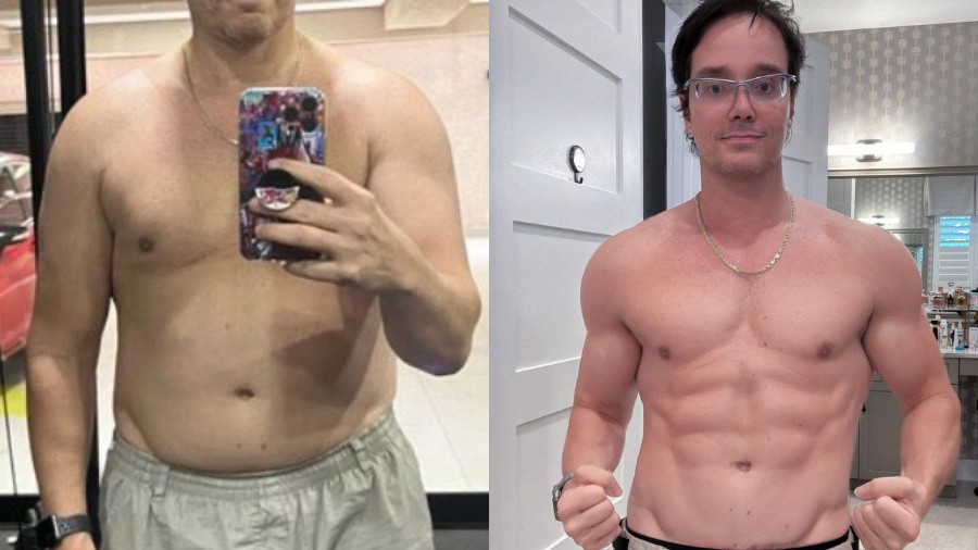 Como Peter Jordan transformou seu físico e perdeu 10kg treinando em casa